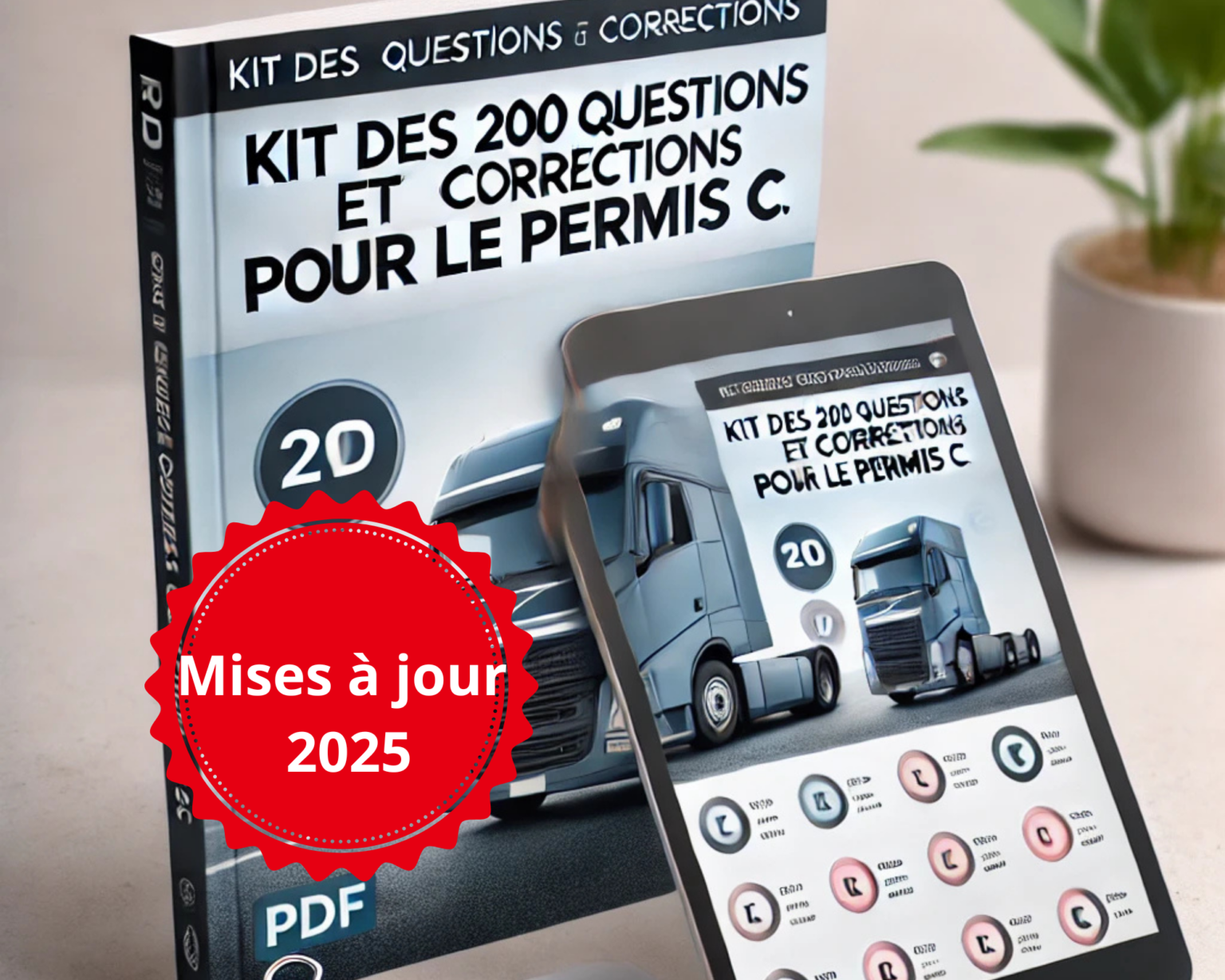 Kit 200 questions écrite et correction permis C – SAMAD PERMIS